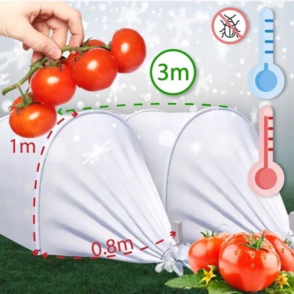 Kup Szklarnia Tunel Uniwersalny Mrozoodporny agrofibrowy - Mega Garden ...