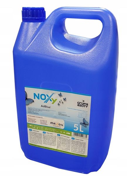 Kup NOXY ADBLUE ORYGINAŁ DO PALIWA EURO PŁYN 2 x 5L + (lejek pod ...