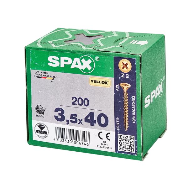 Wkręty uniwersalne SPAX 3.5 x 40 200 szt. PZ2 - Arena.pl