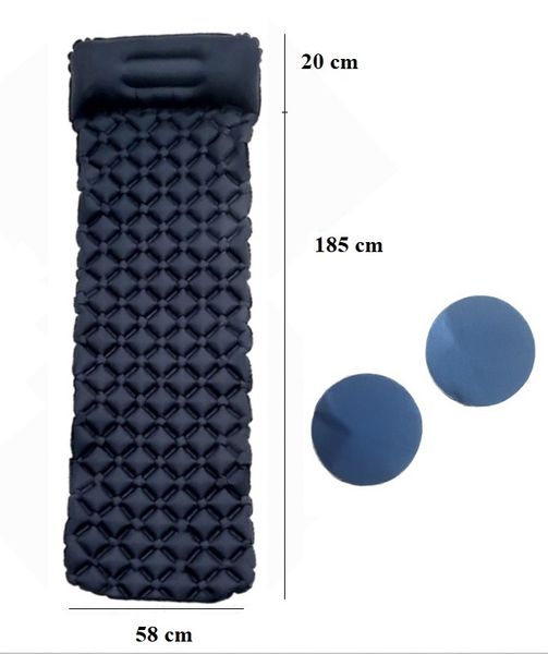 MATERAC TURYSTYCZNY TREKKINGOWY DMUCHANY KARIMATA Z PODUSZKĄ - Arena.pl