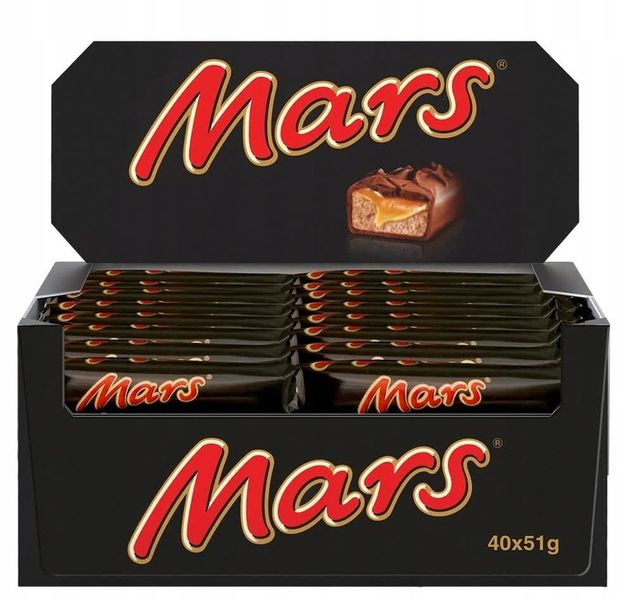 Kup BATON MARS 40 x 51g Z NADZ OBLA KARMELEM I CZEKOLA na arena.pl i ...