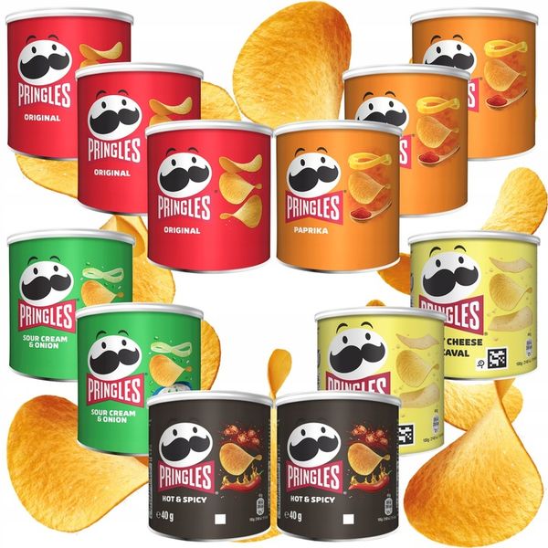 Kup Chipsy ziemniaczane Pringles Original i inne rózne smaki mix 12x40g ...