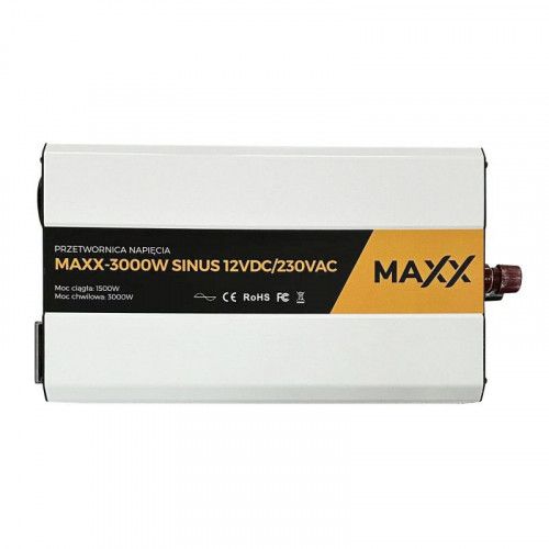 Kup PRZETWORNICA NAPIĘCIA MAXX CZYSTY SINUS 12V 1500W na arena.pl i ...