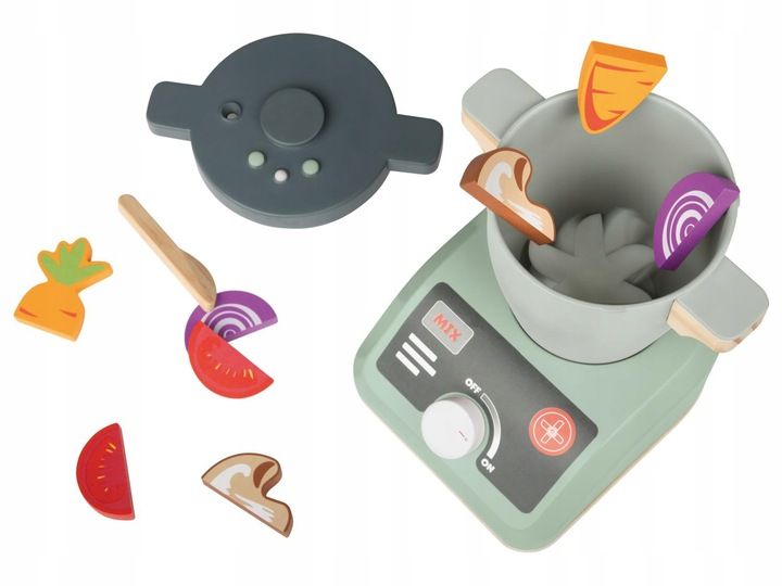 PLAYTIVE Lidlomix robot kuchenny drewniana zabawka w stylu Monsieur ...
