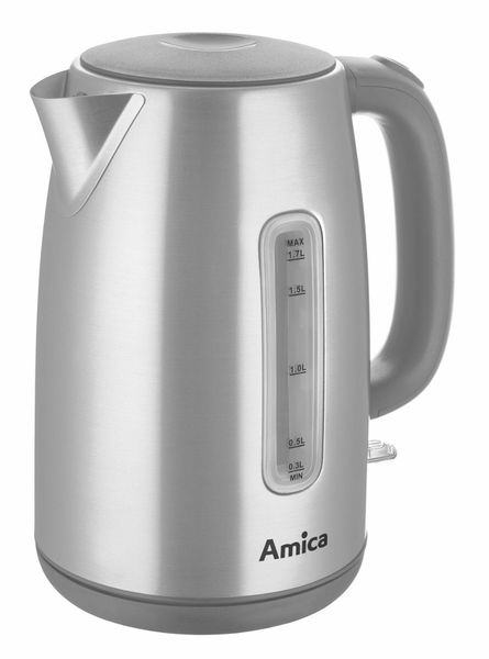 Czajnik elektryczny Amica KM2012 inox 1.7l 1850W - Arena.pl