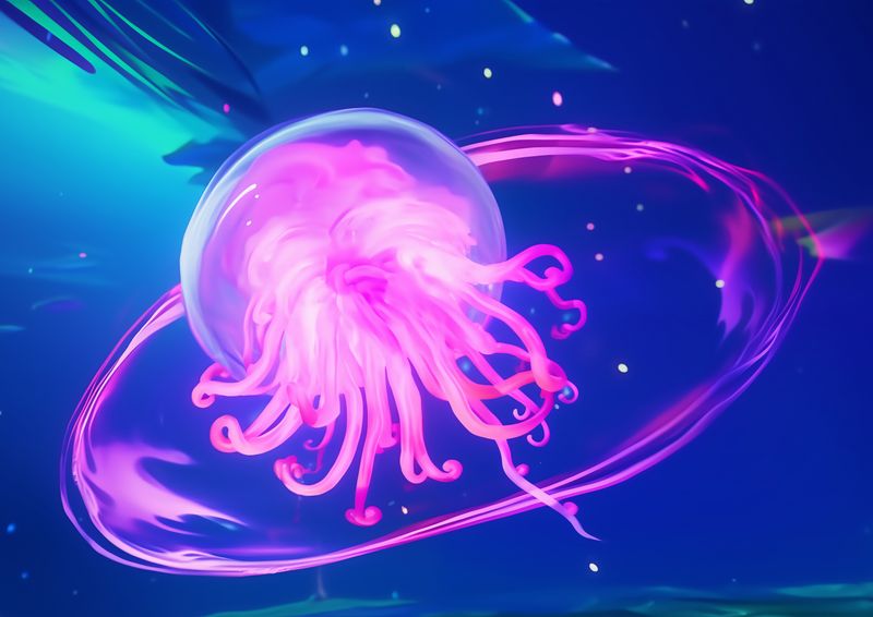 Kup Plakat 42x29,7cm Neonowa Meduza na arena.pl i ciesz się niską ceną