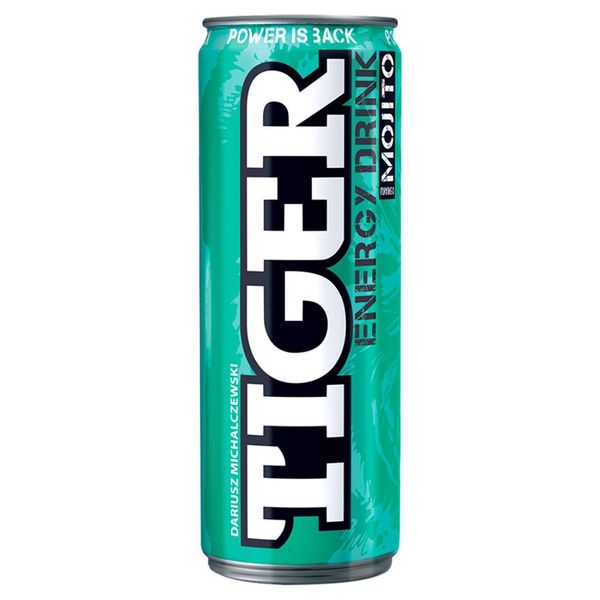 Tiger Gazowany napój energetyzujący o smaku mojito 250 ml - Arena.pl