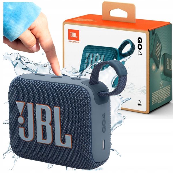 Kup Głośnik przenośny Bluetooth JBL GO4 Niebieski 4.2W Wodoodporność ...