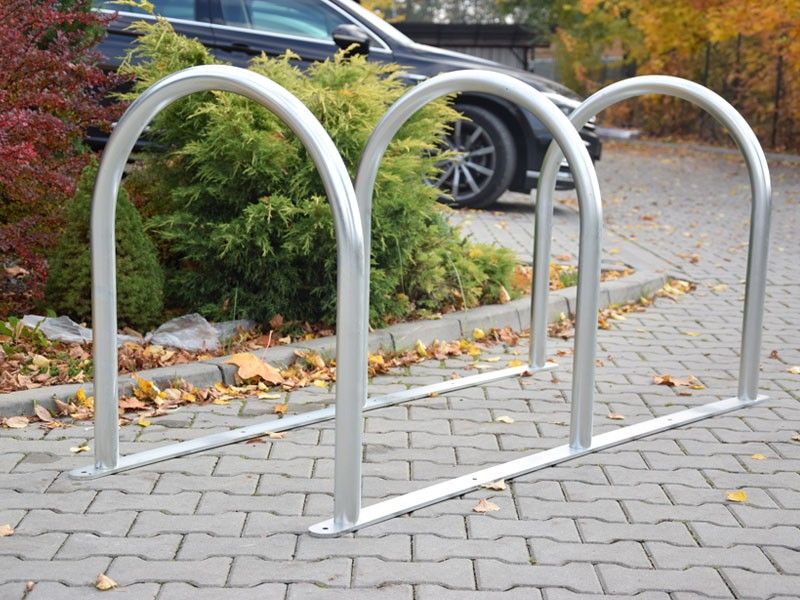 Stojak na rowery ŁUK modułowy - 6 miejsc rowerowych /OCYNK/ - Arena.pl