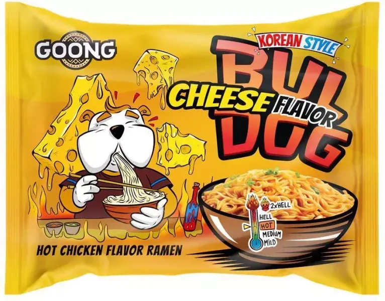 GOONG 117G BULDOG CHEESE ZUPA BŁYSKAWICZNA NUDLE - Arena.pl
