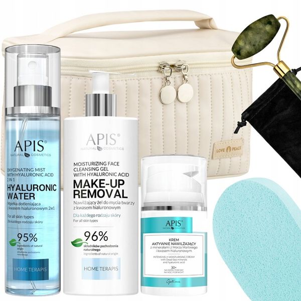 APIS Zestaw Kosmetyków Do Pielęgnacji Twarzy + Kosmetyczka + Akcesoria - Arena.pl