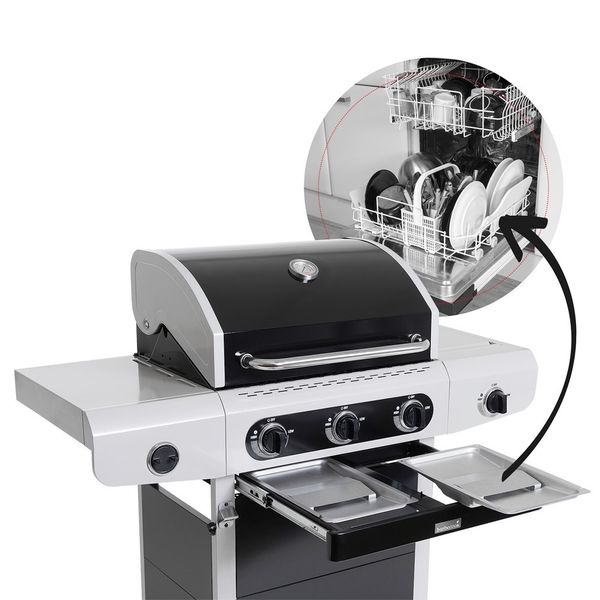 Grill gazowy z rożnem Barbecook Siesta 612 Black - 5 + 1 palnik - Arena.pl