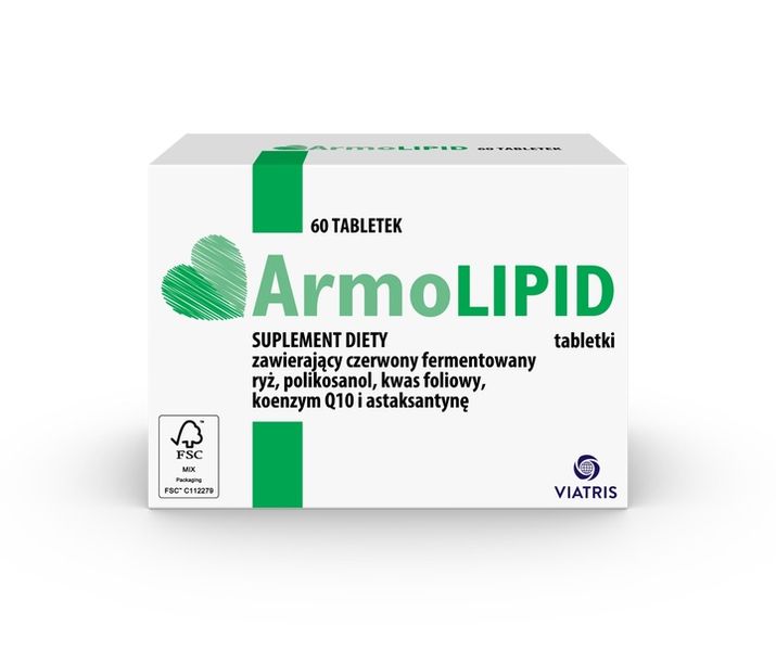 ARMOLIPID 60 tabl prawidłowy poziom cholesterolu - Arena.pl