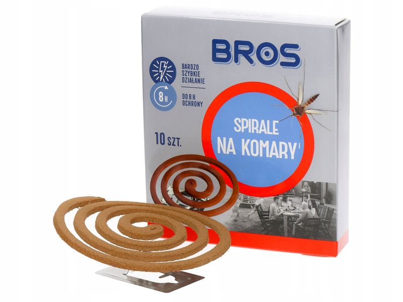 10x SPIRALA ODSTRASZACZ NA KOMARY MESZKI BROS - Arena.pl
