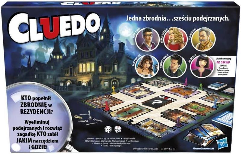 Gra planszowa Cluedo - Arena.pl