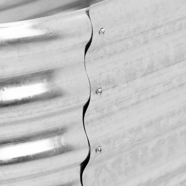 Grządka Rabata Donica Ogrodowa Na Warzywa Rośliny Owalna Stal - Arena.pl