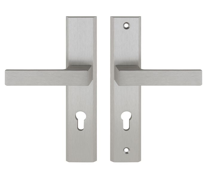 KLAMKA ZEWNĘTRZNA TOTAL 72MM NA WKŁADKĘ KOLOR INOX - Arena.pl