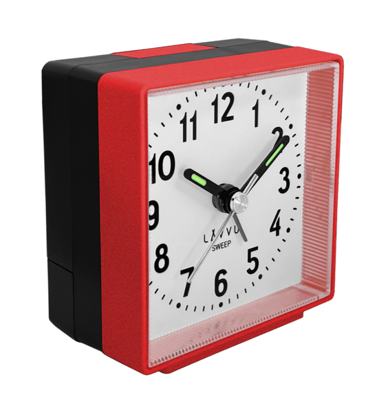 LAVVU Czerwony budzik SWEEP - 3 LATA GWARANCJA! - Arena.pl