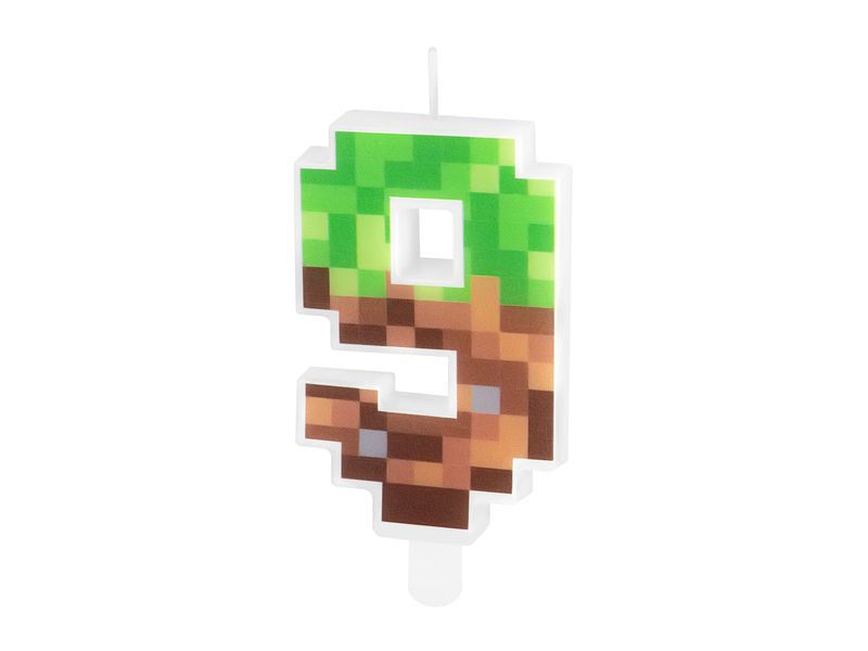 Kup Świeczka urodzinowa z cyfrą "9", Minecraft (Piksele) na arena.pl i ...