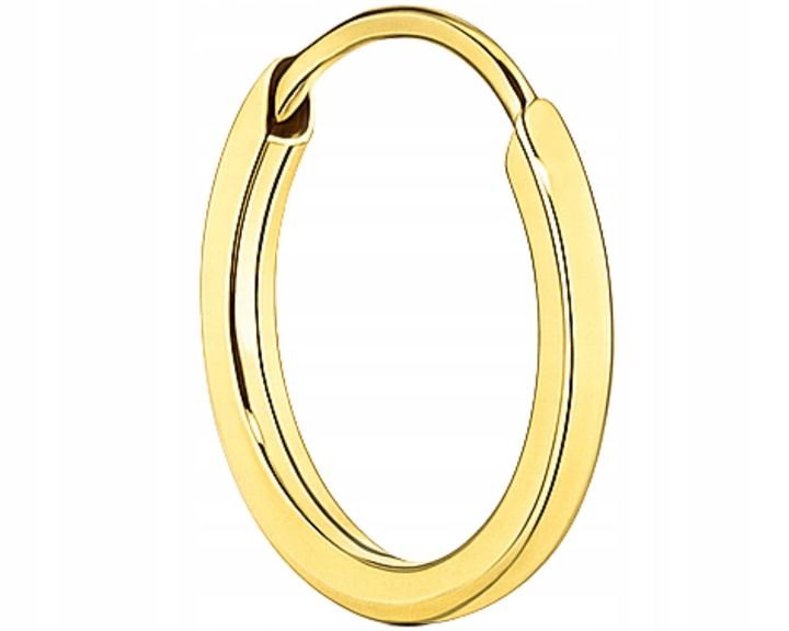 Kup ZŁOTY KOLCZYK KÓŁKO KÓŁECZKO DO UCHA NOSA 1CM HELIX ROOK PIERCING ...