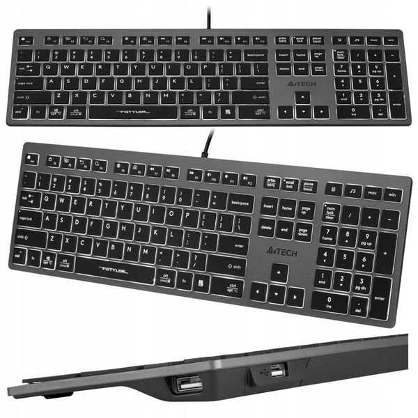 Kup Klawiatura przewodowa A4TECH FSTYLER FX60H (White Backlit) na arena ...