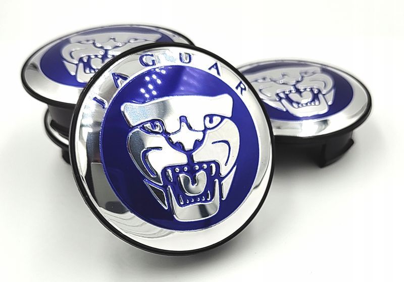 JAGUAR DEKIELKI na felgi zaślepki felg KAPSLE kołpaczki 59mm 4 szt 59 ...
