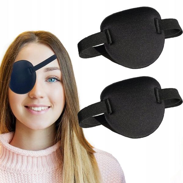 OBTURATOR ZASŁONKA NA OKO OPASKA LENIWE OKO DorosłY DZIECIĘCA Lewa I ...