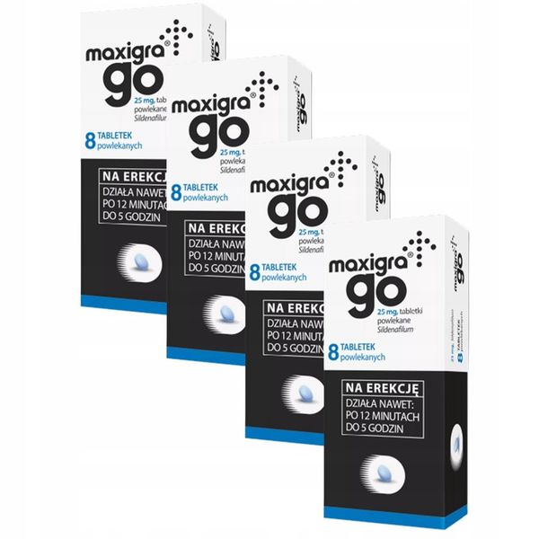 Maxigra Go 25 mg 8 tabletek na erekcję - Arena.pl