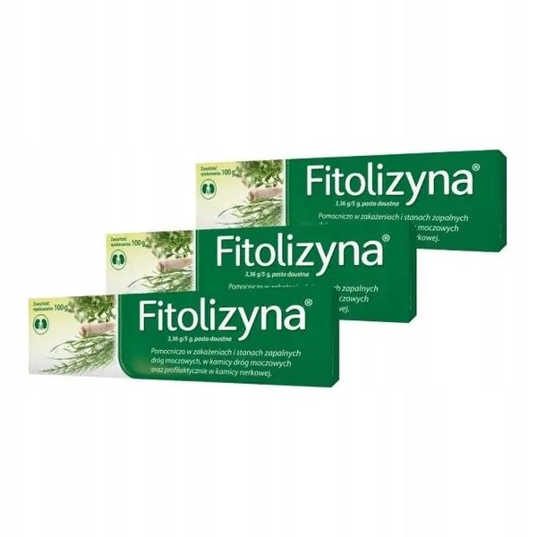 3X FITOLIZYNA PASTA DOUSTNA NA DROGI MOCZOWE 100G - Arena.pl