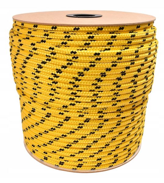 LINKA POLIPROPYLENOWA LINA PLECIONA ŻEGLARSKA 12mm 30M MOCNA 1430kg - Arena.pl