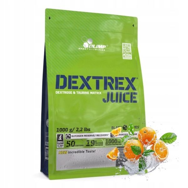 OLIMP DEXTREX JUICE 1000G DEKSTROZA WĘGLOWODANY - Arena.pl