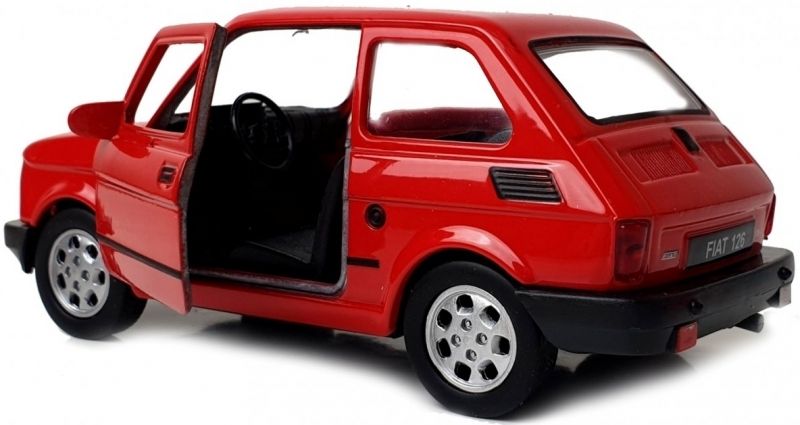 WELLY MALUCH FIAT 126P 1:34 SAMOCHÓD KOLEKCJONERSKI czerwony - Arena.pl