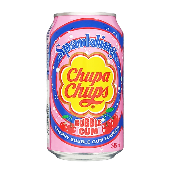 Napój gazowany Sparkling Cherry Bubble Gum Soda Chupa Chups 345ml ...