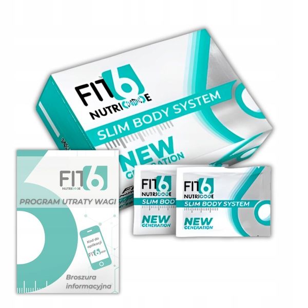 Kup Nutricode Slim Body System FIT6 Krok 2 FM World Broszura Kod do ...