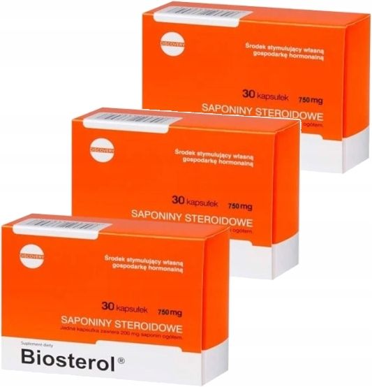 3x Megabol Biosterol 30 kapsułek - Arena.pl