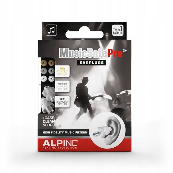 Kup Zatyczki stopery do uszu Alpine Music Safe Pro Transaprent na arena ...