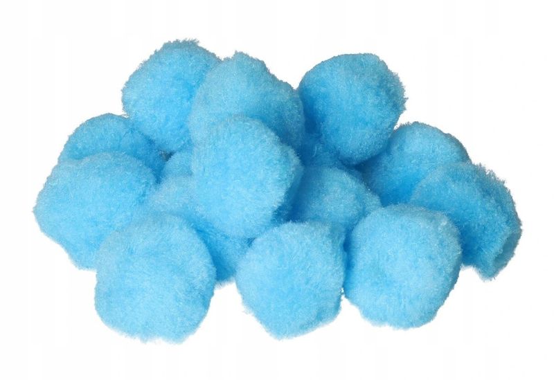 Kup POMPONY POMPONIKI KREATYWNE 4,5CM20SZT NIEBIESKIE na arena.pl i ...
