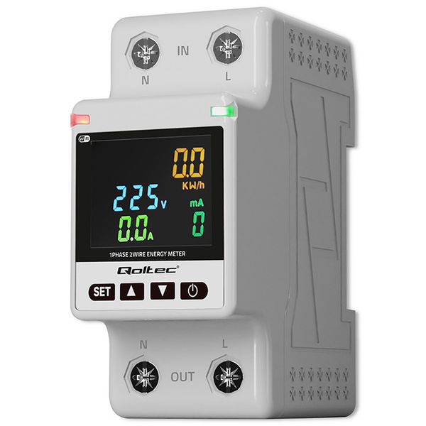 Kup Qoltec Licznik Energii WiFi DIN35 z TUYA Smart Control na arena.pl ...