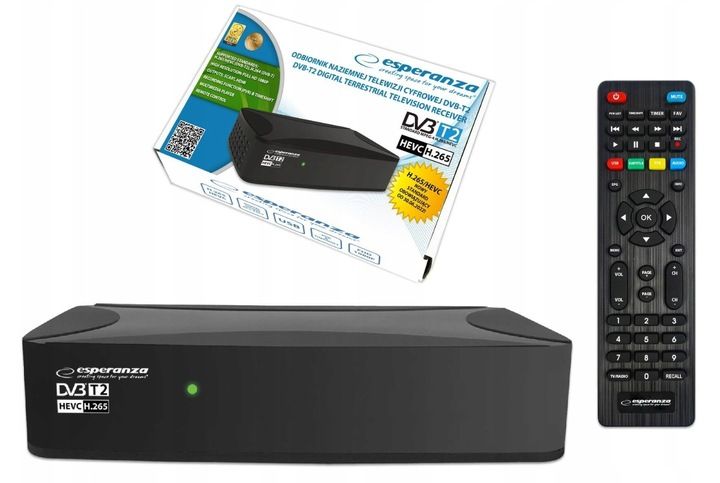 Kup Dekoder TUNER TV NAZIEMNEJ HD DVB-T2 HEVC H.265 SCART HDMI USB ...