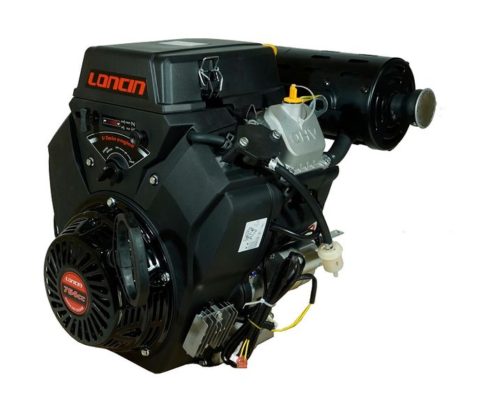 Silnik spalinowy dwucylindrowy Loncin LC2V80FD 27KM ElStart - Arena.pl