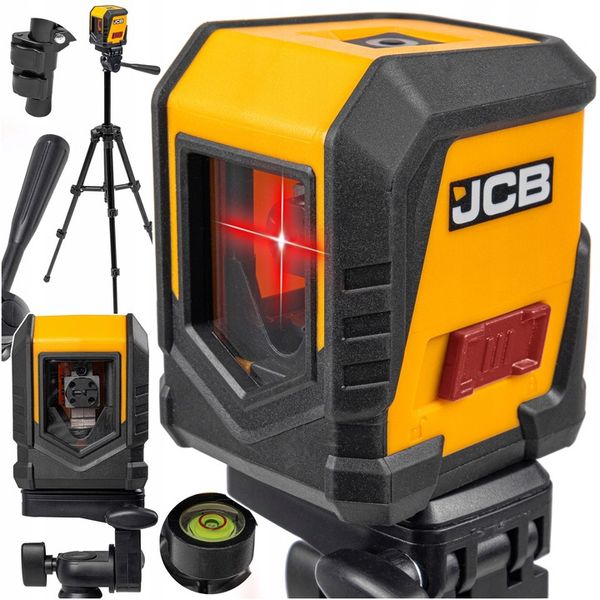 Kup POZIOMICA LASEROWA SAMOPOZIOMUJĄCA LASER KRZYŻOWY CZERWONY 10M JCB ...