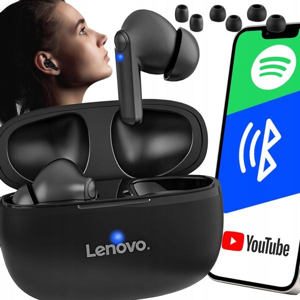 Kup Słuchawki Bezprzewodowe Sportowe Lenovo HT05 Douszne Bluetooth do ...