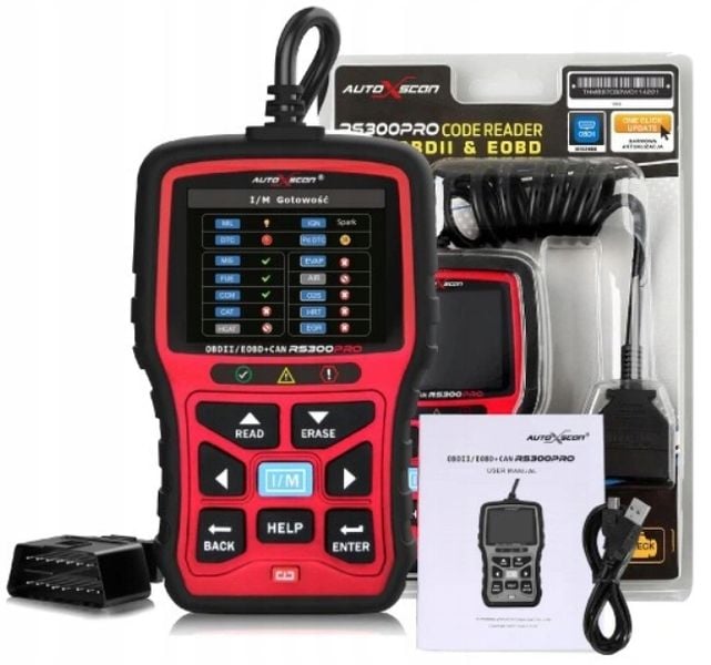 Kup TESTER DIAGNOSTYCZNY DO SAMOCHODÓW OSOBOWYCH OBD 2 AUTOXSCAN RS300 ...