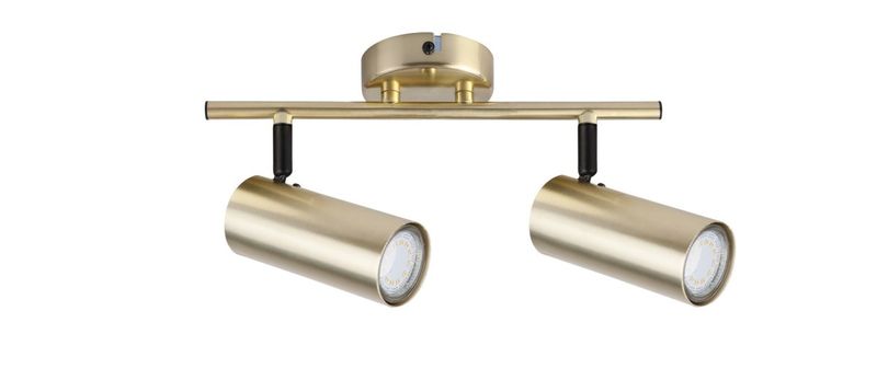 Kup Colly lampa sufitowa mosiądz 2x15W GU10 klosz mosiądz na arena.pl i ...