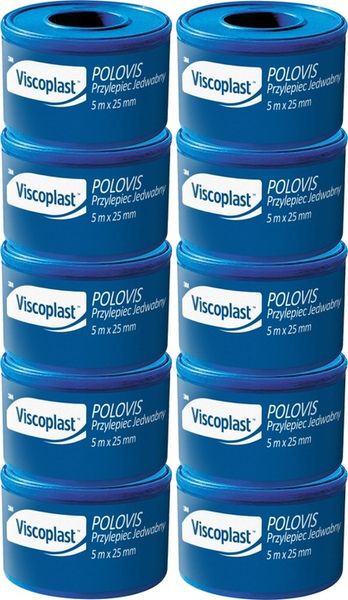 Kup VISCOPLAST Plaster rolce POLOVIS PLUS 5m x25mm x10 na arena.pl i ...