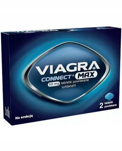 Kup Viagra Connect Max (Sildenafil 50 mg) 2 tabletki powlekane erekcja ...