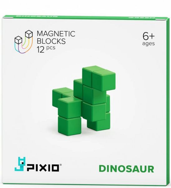 Pixio Klocki Magnetyczne Pixio Animals DINOZAUR 12 - Arena.pl