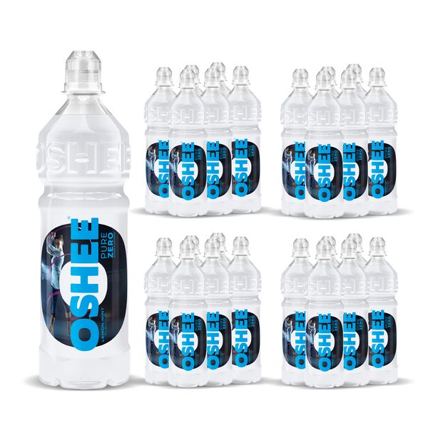 24x OSHEE ZERO Sport Drink PURE cytryna - mięta bez cukru 750 ml - Arena.pl