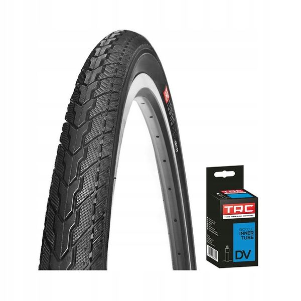 Kup Opona rowerowa 28 cali + dętka do roweru zestaw 28x1.75 [47-622 ...