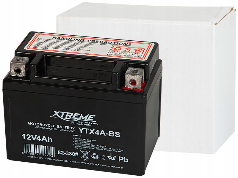 BLOW Akumulator AGM motocyklowy 12V 4Ah XTREME - Arena.pl